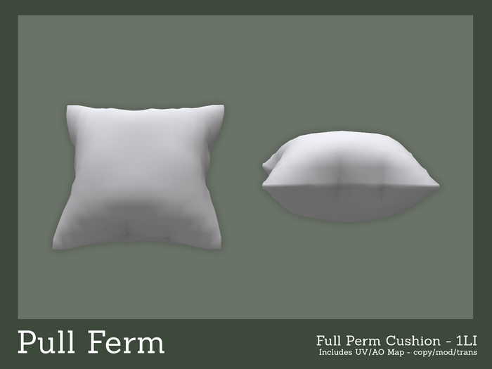 Second Life Marketplace - Pull Ferm - Cushion Second Life Marketplace - Pull Ferm - Cushion